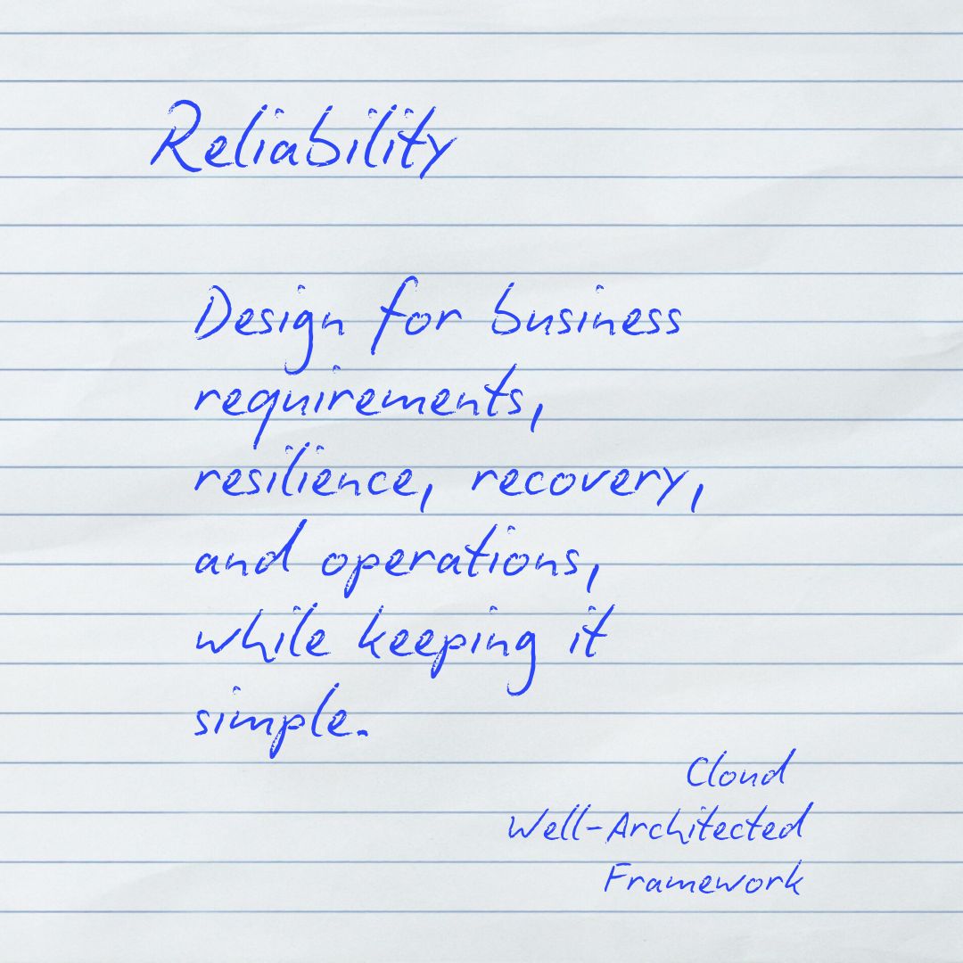 Reliability – Systems, Architecture and Systems Architecture